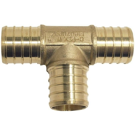 FITTING PEX 1 INCH TEE BRASS - Walmart.com