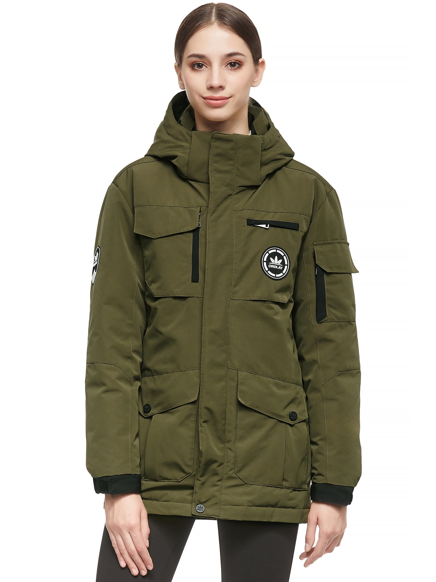 Orolay Women's Warm Multiple Pockets Parka Jacket - Walmart.com