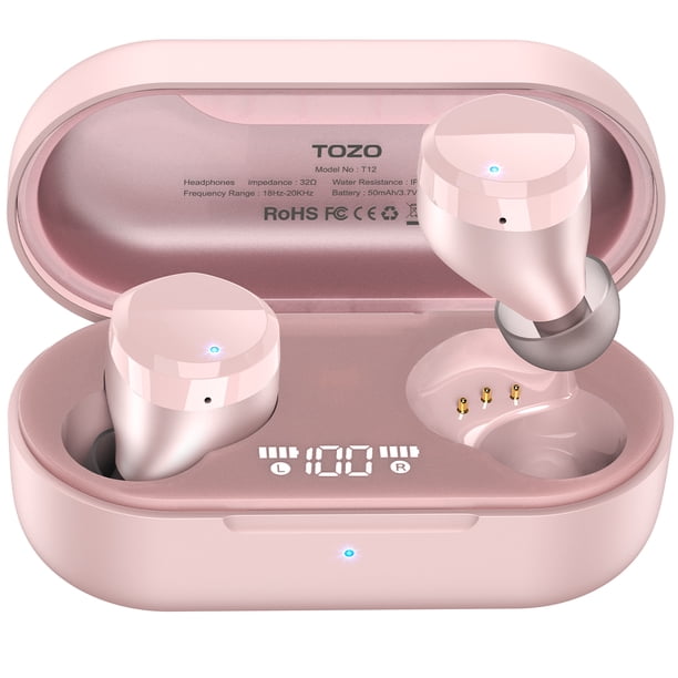 TOZO T12 Wireless Earbuds,Bluetooth 5.3 Version,OrigX Acoustic,IPX8 ...