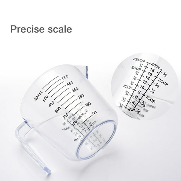 Plastic Measuring Cups Multi Measurement Baking Cooking Tool Liquid ...