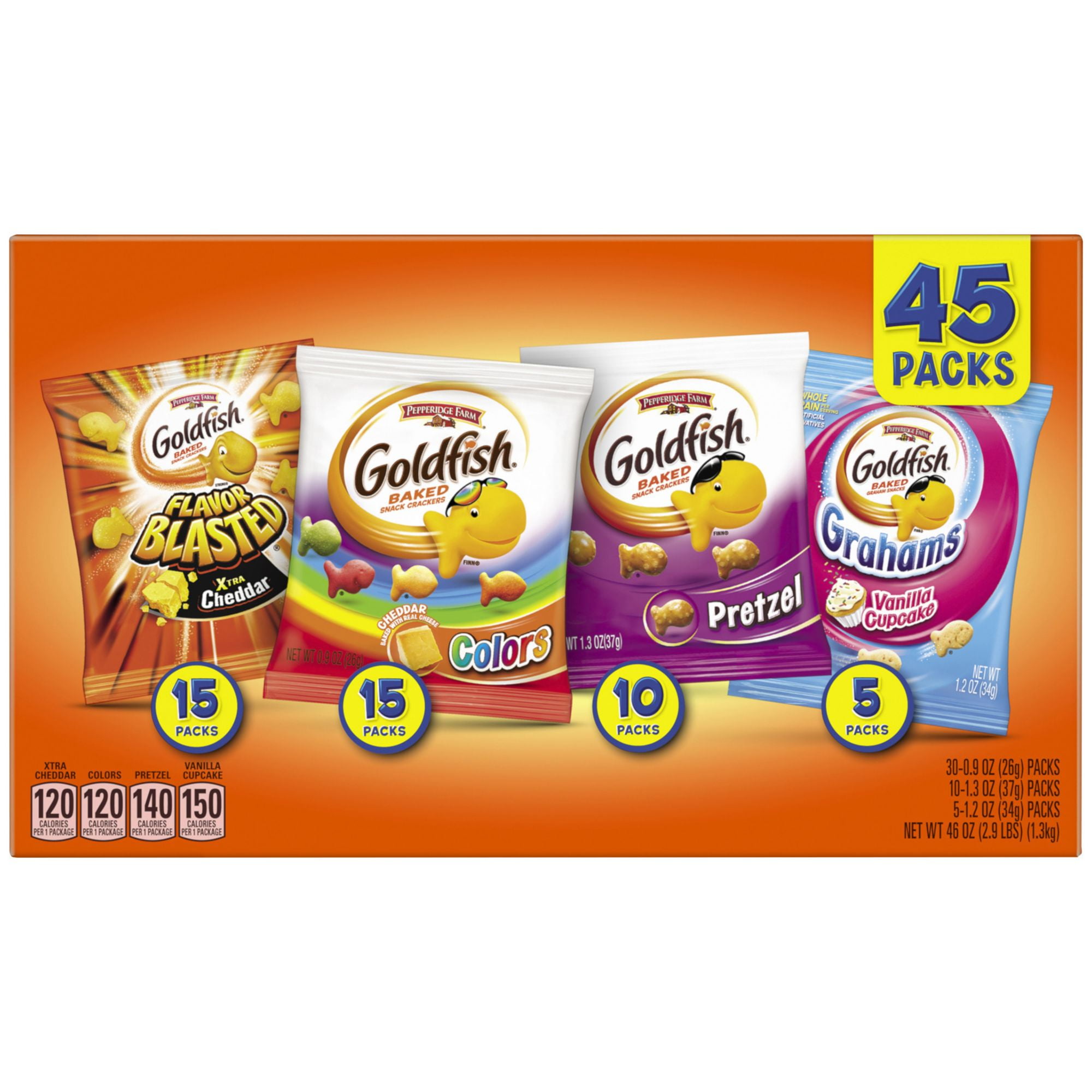 Product of Pepperidge Farm Goldfish Variety Pack 45 Ct. - Walmart.com