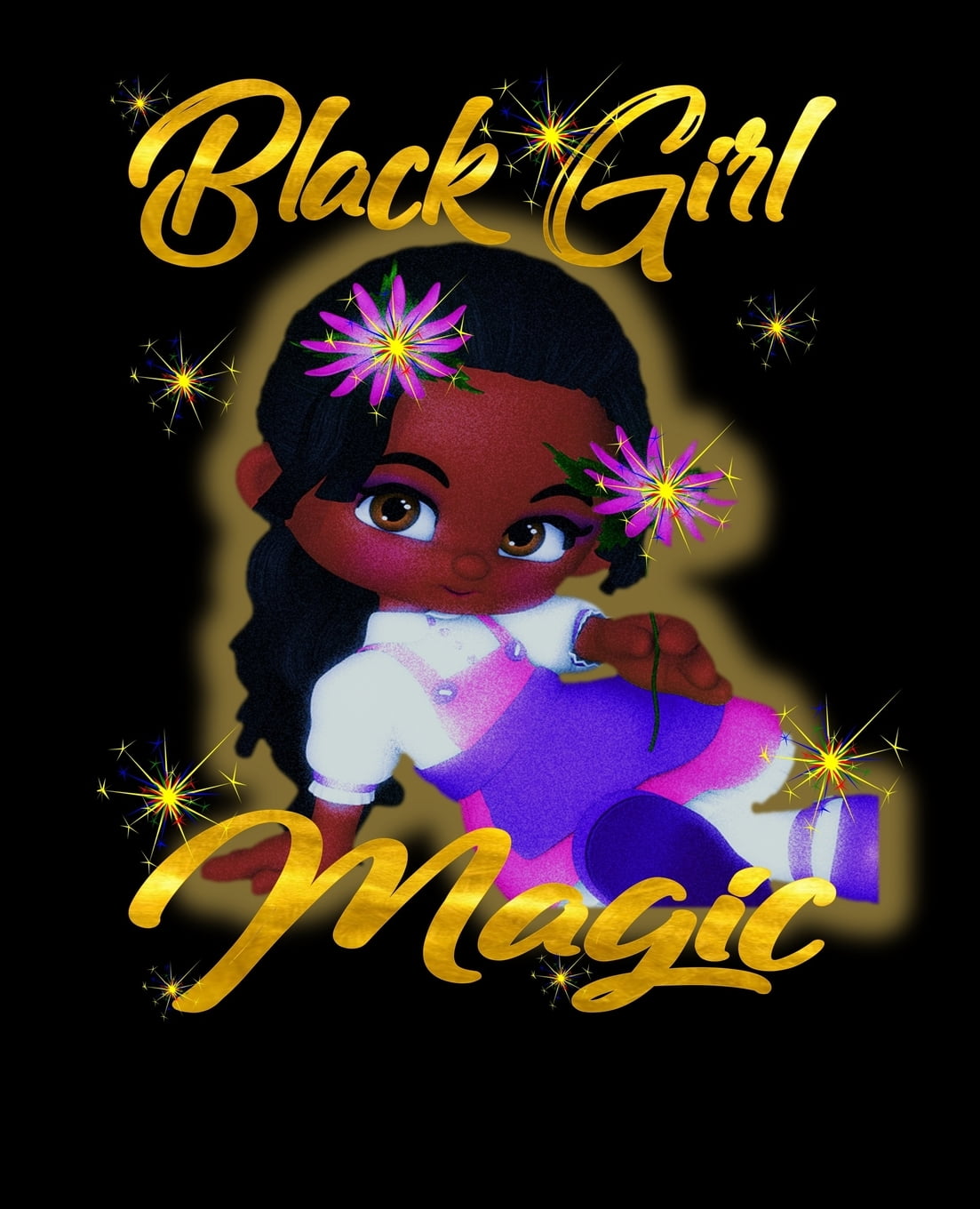 Black Girl Magic African American Black Women Empowerment Affirmation