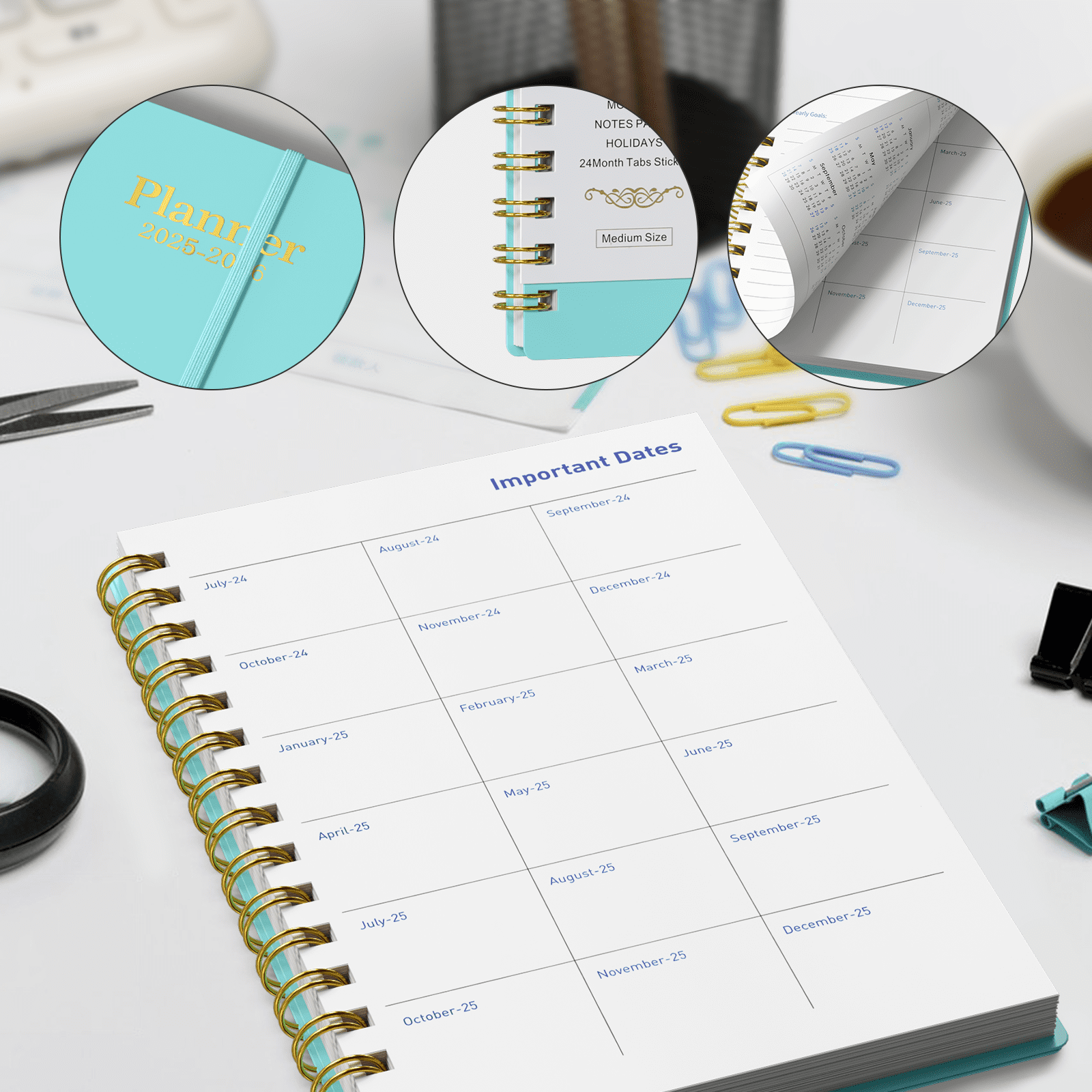Planner School Year 2025-2026 Taja Academic Planner 2025-2026 For Women ...