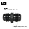 10AN to 10AN Male Flare Union Coupler Adapter Fitting Aluminum Straight ...