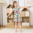 Christmas Theme Pattern Pixel Pajamas Set Sleeveless Sleepwear Tank ...