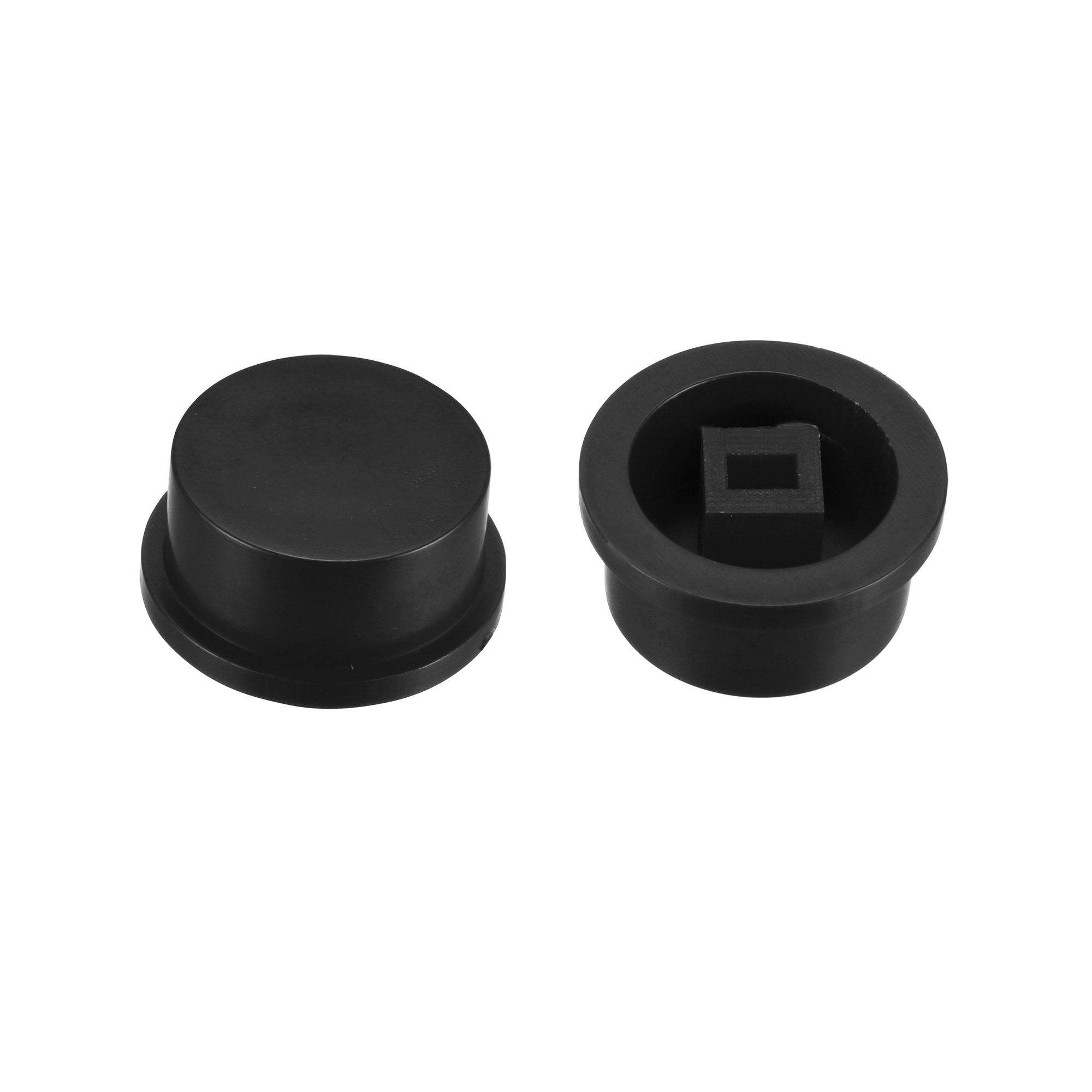 25 Pcs Plastic 13.5x7.5mm Latching Pushbutton Tactile Switch Caps Cover ...