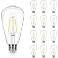 XUERUI-4000K Cool White LED Edison Bulbs 25W Equivalent, Low Wattage 2W ...