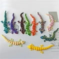 1PC 3D Printed Lizard Figurines Joint Movable Home Ornament Decoration ...