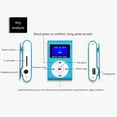 Walmeck MP3 Player,Player Metal Clip-on Application Metal Clip-on MP3 ...
