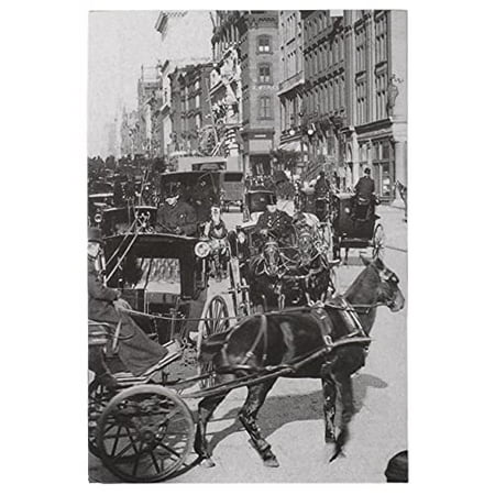 The New York Times Carriages on Fifth Avenue 1897 Pocket Notebook, 3.75 ...
