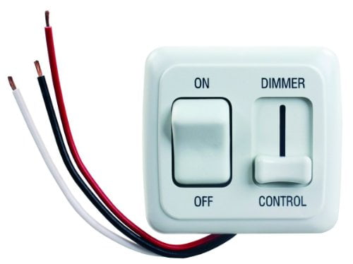 JR Products 15205 White LED Dimmer On/Off Switch - Walmart.com
