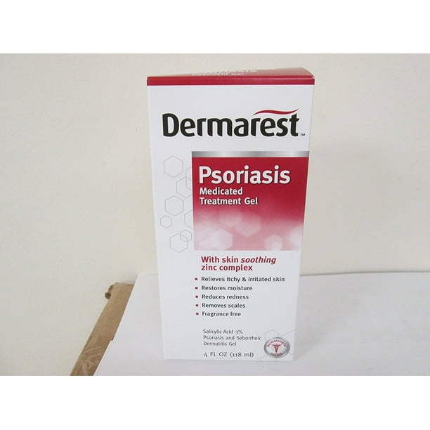 Dermarest Psoriasis Medicated Skin Treatment Gel, 4 Oz. - Walmart.com ...