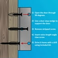 Easy DIY Stripped Screw Hole Repair Kit | Door Hinge Repair Kit No Pre ...