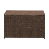 Household Essentials Large Woven Sturge Chest | Paper Rope | Coffee ...