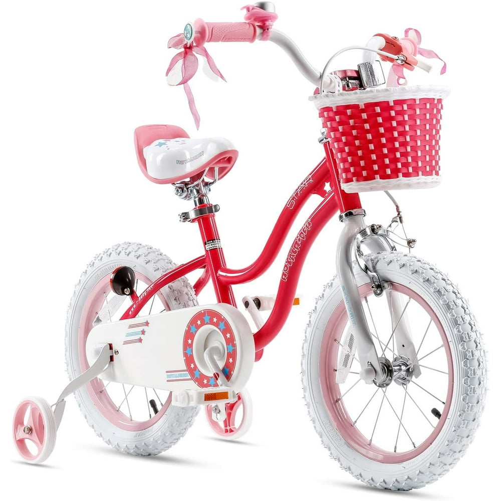 RoyalBaby Girls Kids Bike Stargirl 14 Inch Bicycle Basket Training ... RoyalBaby Girls Kids Bike Stargirl 14 Inch Bicycle Basket Training ...