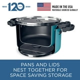 Farberware 10-Piece Neat Nest Space Saving Nonstick Pots and Pans Set ...