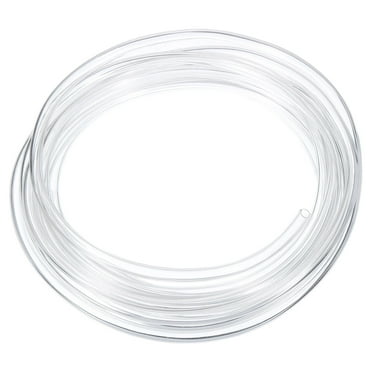 Uxcell 1.5mm ID 2mm OD 5m Clear Vinyl Tubing Flexible PVC Hose Plastic ...