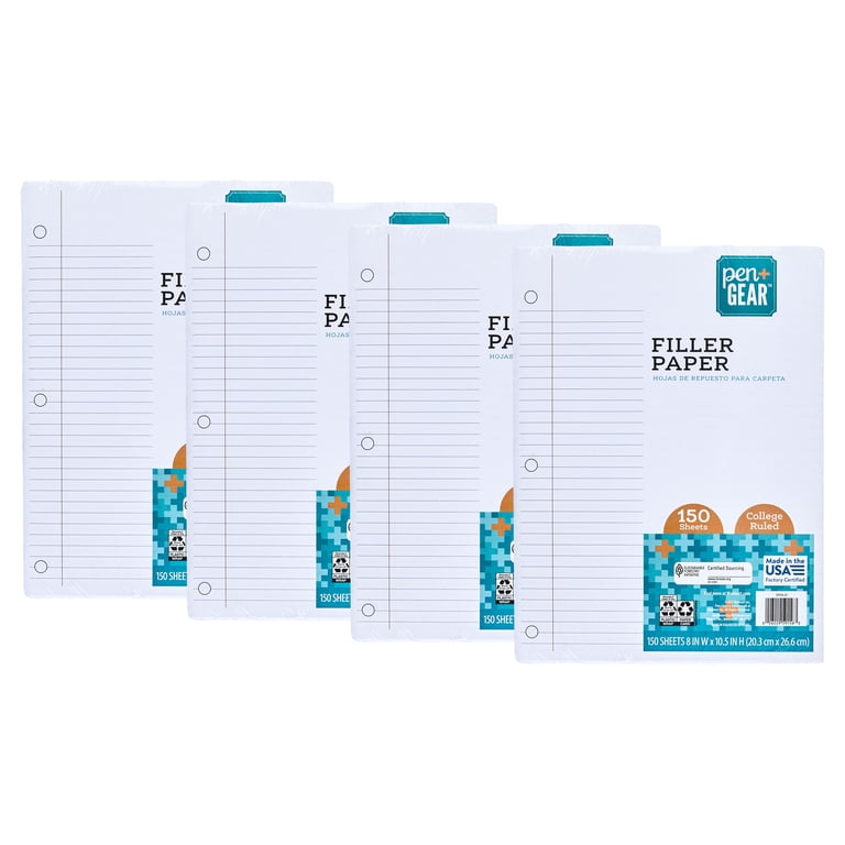 Walmart Filler Paper