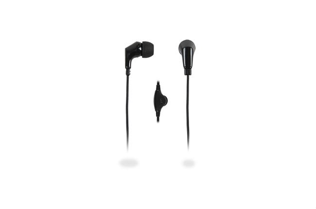Cyber Acoustics Black Ear-Bud with Volume Control Poly-Bag In-Ear Style ...