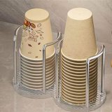 Convenient Cup Rack Sturdy Acrylic Cup Display Shelf for Kitchens and ...