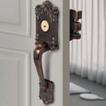 YIGSECU Retros Style Zincs Alloys Door Hardware Security Lock Set With ...