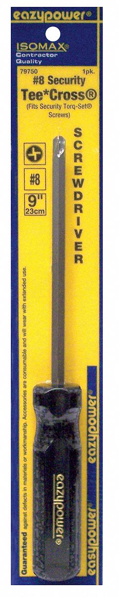 Eazypower Tamperproof Torq-Set Screwdriver, #8 79750 - Walmart.com