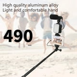 Selfie Photography Video Handheld Vlog Stand Tripod Stabilizer Kit LED ...