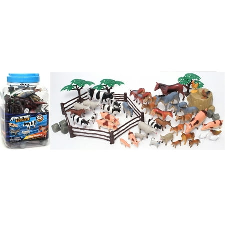 Farm Animals Bucket Set, 55pc - Walmart.com