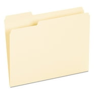 Universal Top Tab Manila File Folders, 1/3-Cut Tabs, Assorted Positions ...