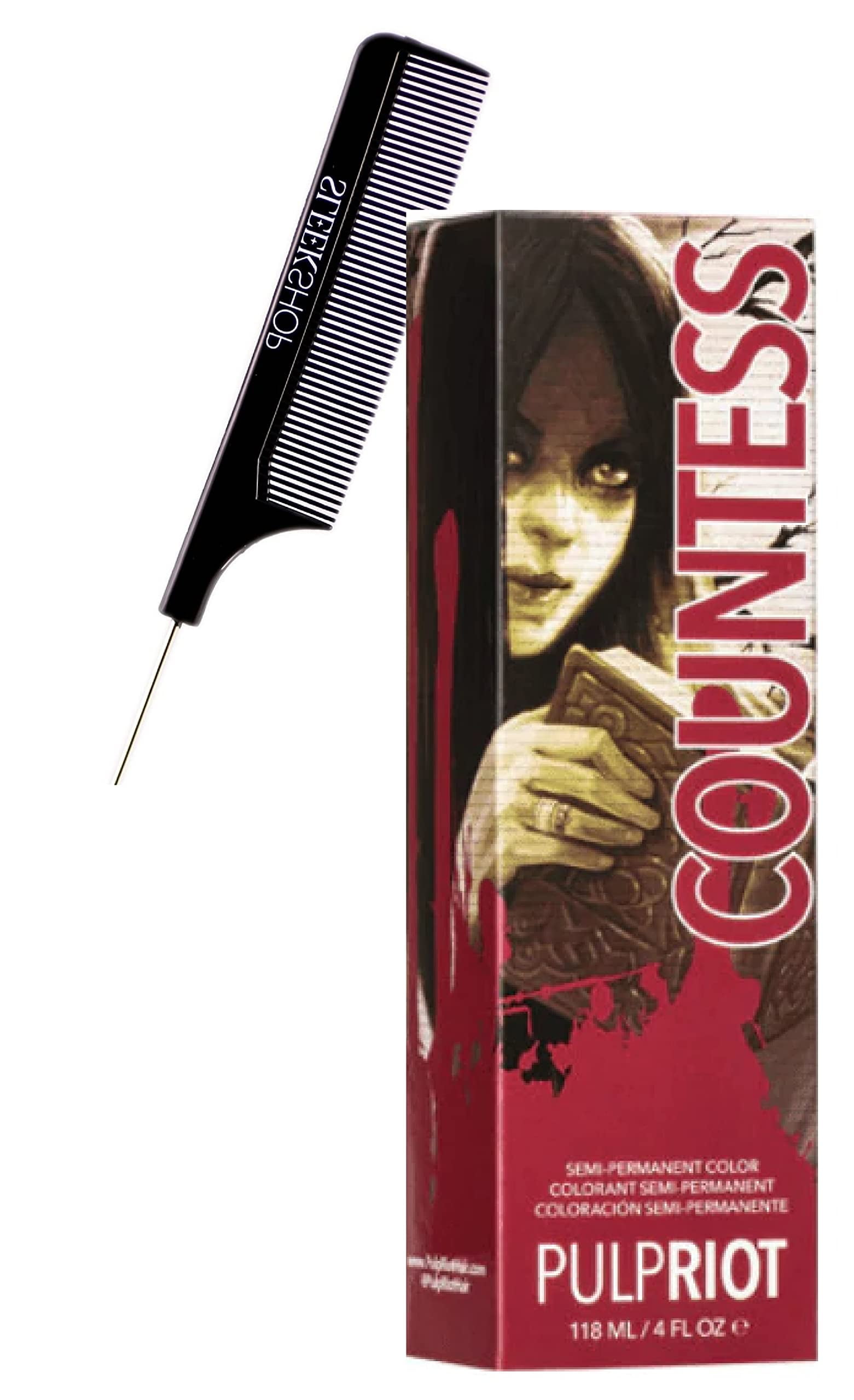 Countess - Crimson - 4oz , PulpRiot Pulp Riot SEMI-PERMANENT Direct Dye ...
