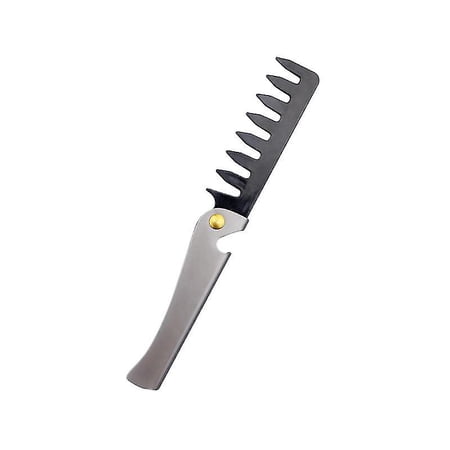 Th Wide Teeth Comb Portable Hair Comb Folding Comb For Hair Styling ...