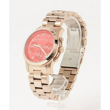 Michael Kors Women's Slim Runway Quartz Mineral Crystal Watch MK3222 ...