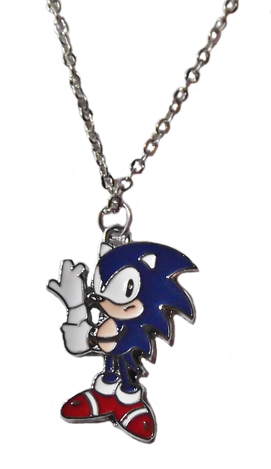 Sonic The Hedgehog Full Figure Pose Metal Pendant Necklace - Walmart.com