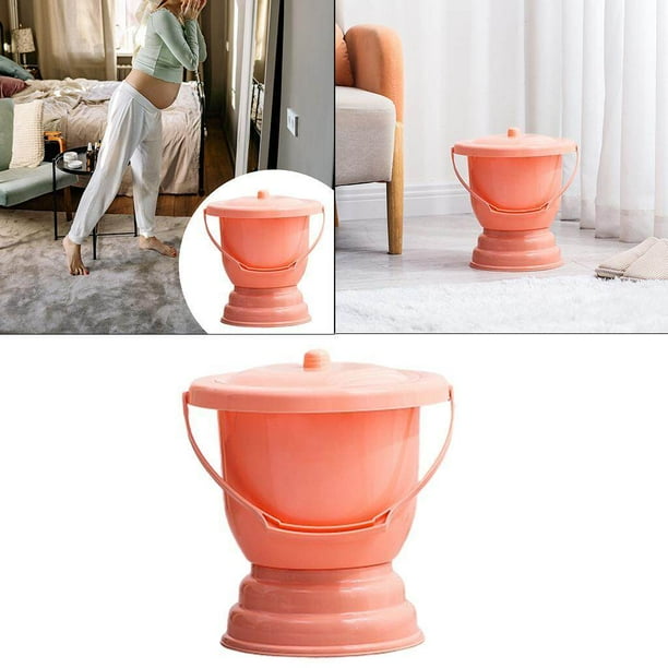 Dalazy Handheld Spittoon with Lid Portable Urinal Bottle for Bedroom ...