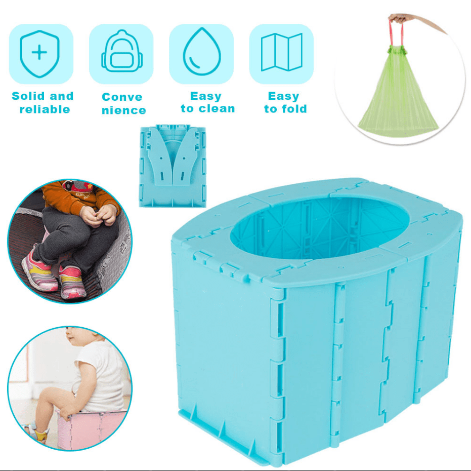 MesaSe Kids Travel Potty, Portable Folding Potty Training Toilet or ...