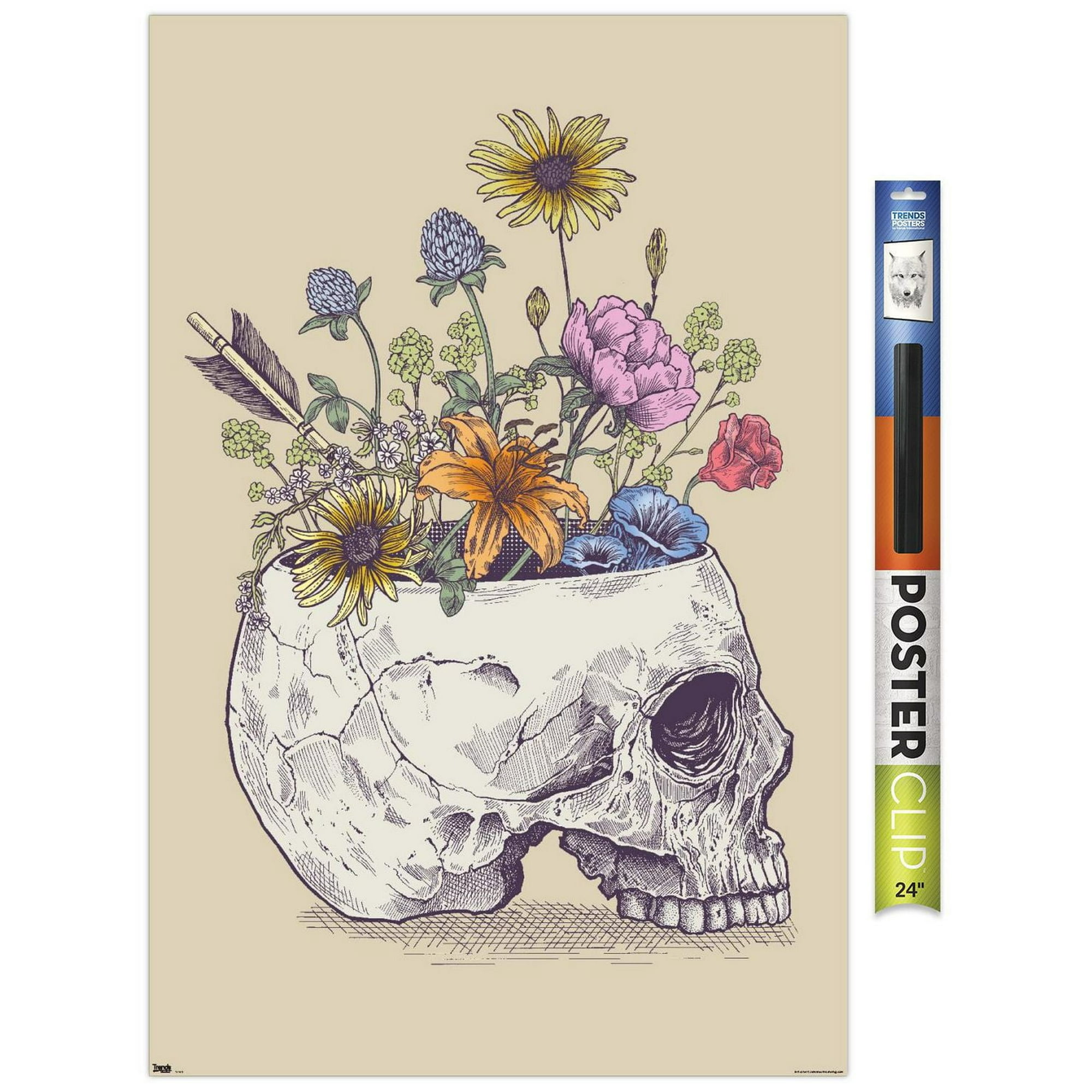 Click here for Trends International Rachel Caldwell - Flower Skul... prices