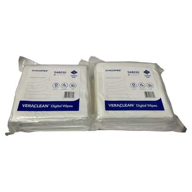 Chicopee Veraclean Digital Wipe White 9"x9" (Case of 150 Wipes) (Flat ...