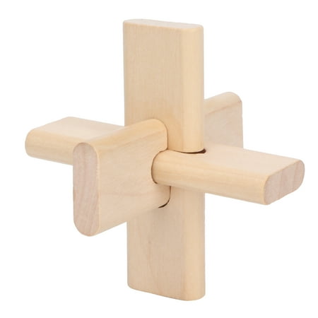 Brain Teaser Toy, Jigsaw Lock Intelligent Brain Wooden Brain Teaser For ...