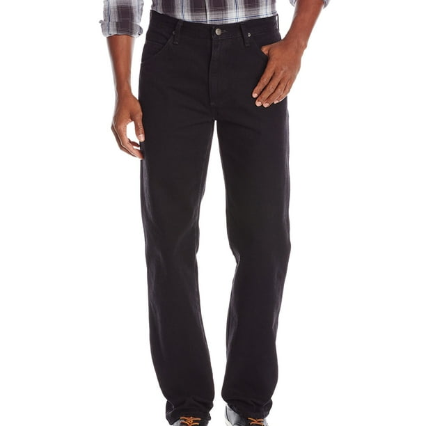 Wrangler Deep Mens 34X36 Classic Straight Leg Solid Jeans - Walmart.com