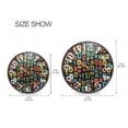 Letters Words Wall Clock 10 Inch Silent Non Ticking Battery Operated ...