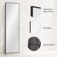 Easy4Home 58"x14" Rectangular Full Length Mirror Freestading Full Body ...