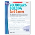 Scholastic Vocabulary Building Card Games: Grade 2 - Walmart.com