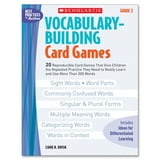 Scholastic Vocabulary Building Card Games: Grade 2 - Walmart.com