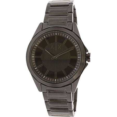 Armani Exchange Men's Ax2620 Black Stainless-Steel Quartz Dress Watch ...