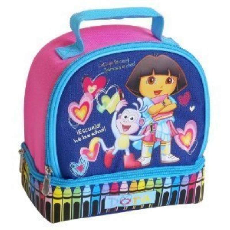 DORA DOUBLE COMPARTMENT LUNCH BOX - COLORS - Walmart.com