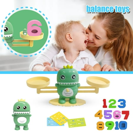 Cameland Dinosaur Balance Counting Math Games STEM Math Toy Number ...