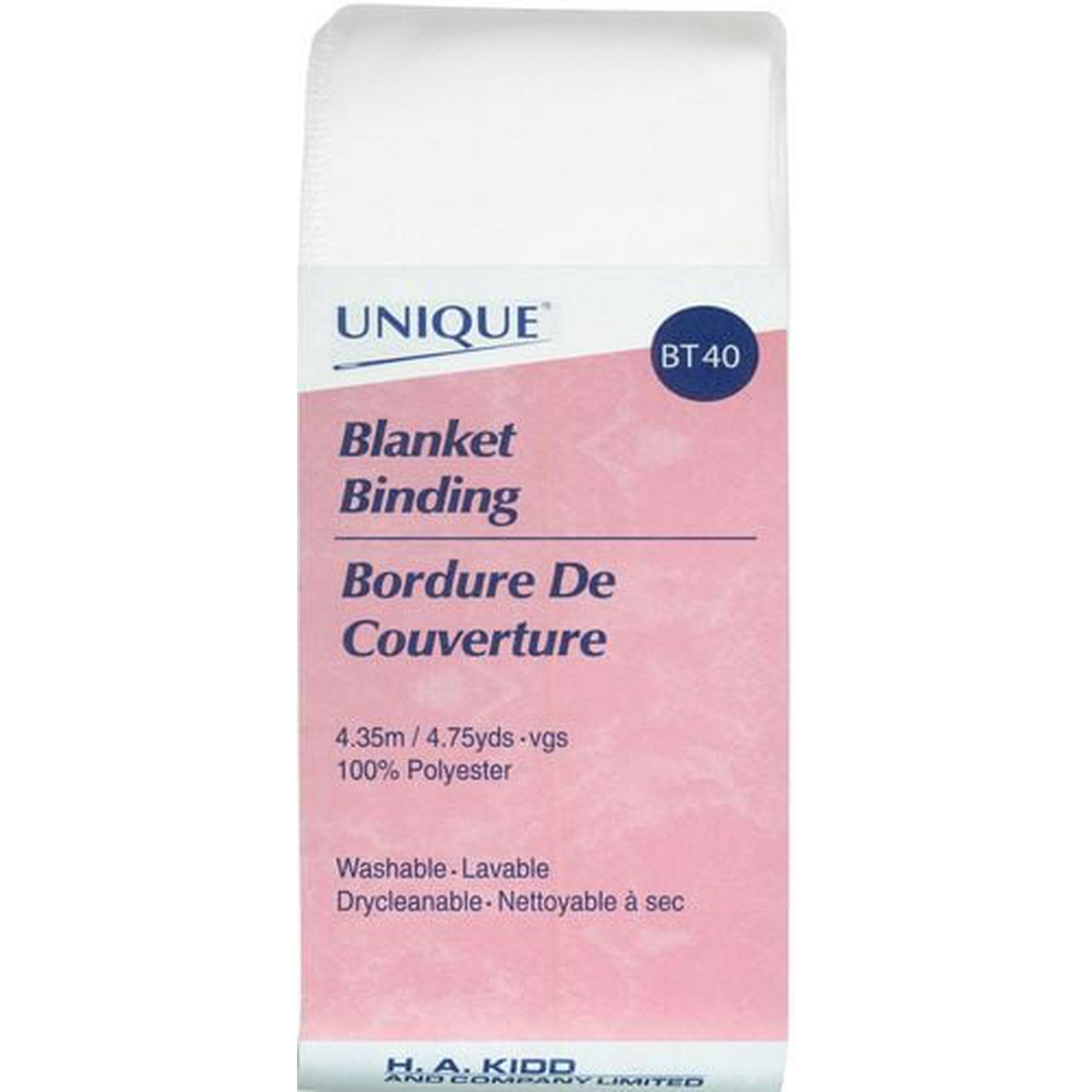 Click here for Unique Pretzels Unique Blanket Binding  White  52m... prices