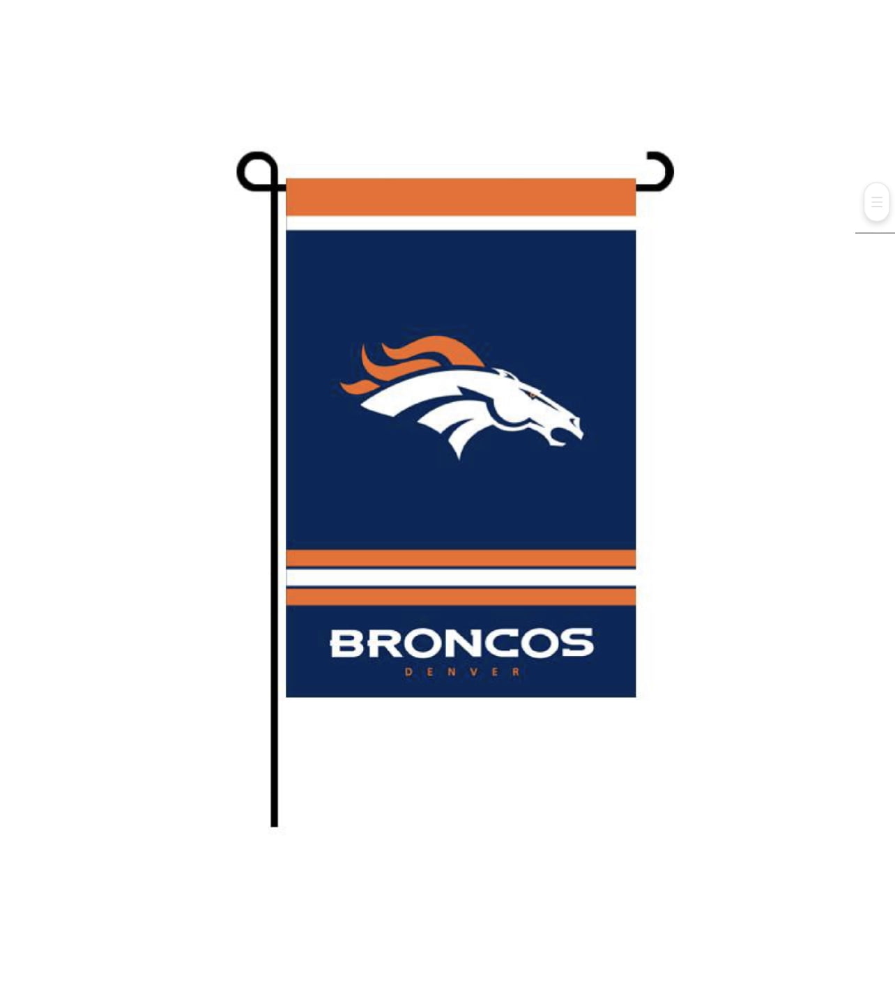 Denver Pro Football Team Flag 12 x 18 inch Garden Flag Football Banner ...