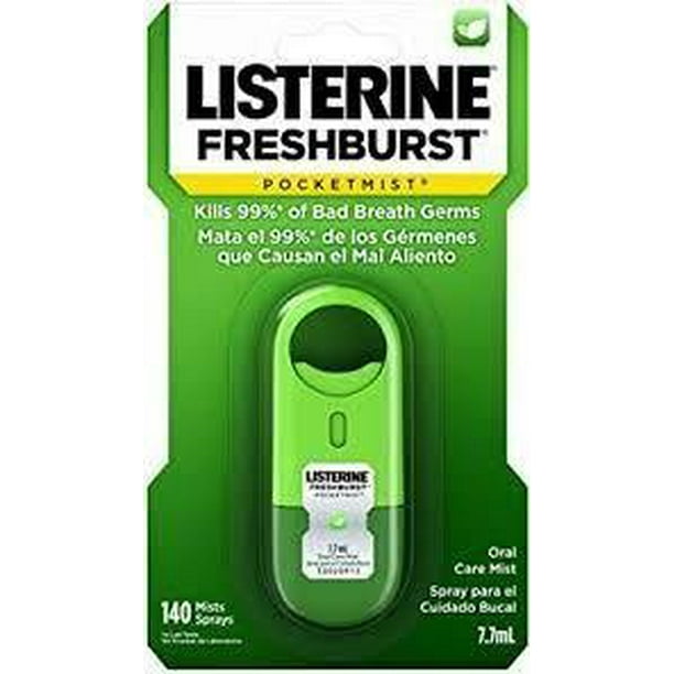 Listerine Fresh Burst Pocketmist 7.7Ml - Pack of 3 - Walmart.ca
