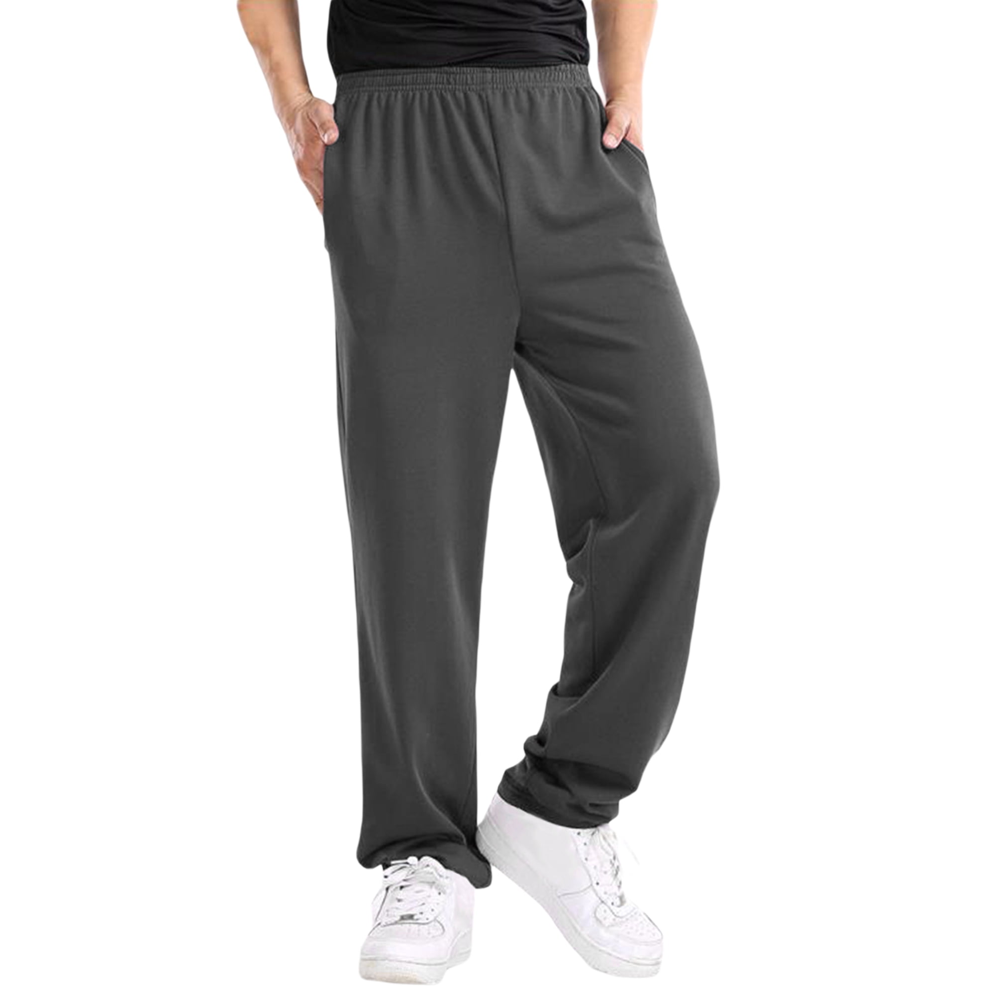 Click here for Xiaxaixu Men Jogger Pants Solid Color Stretch Stra... prices